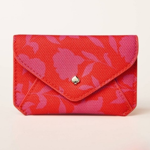 kate spade | Bags | Kate Spade X Target Classic Rose Envelope Card Case ...